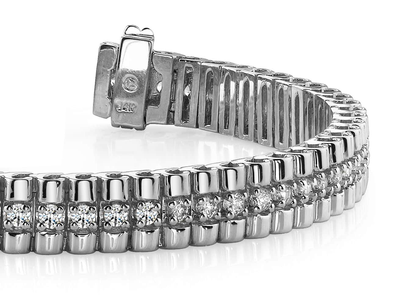 Continuous Strand Diamond Bracelet with 3.96 ct.(finished) 3mm – Luxury ...